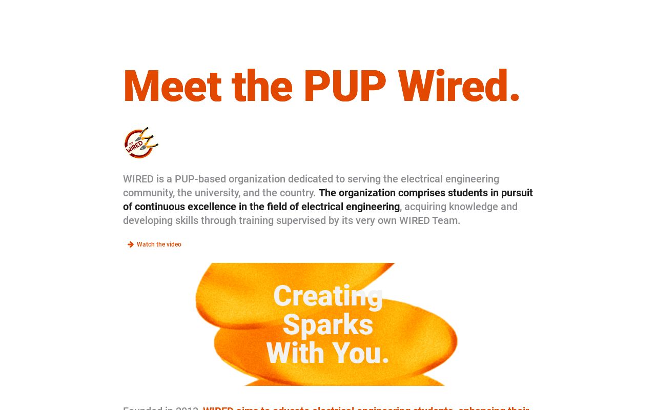 PUP Wired